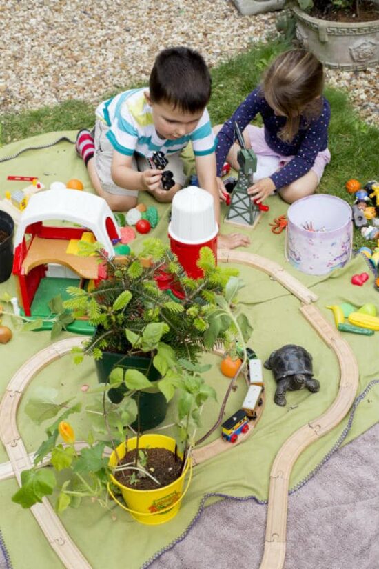 Get children playing outside - Richard Jackson Garden