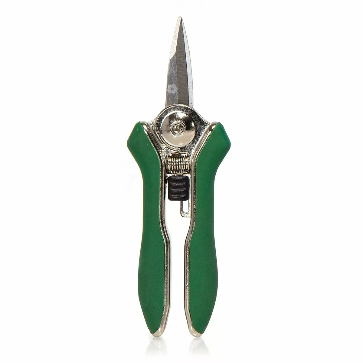 Compact Mini Snips with Green Handle - Richard Jackson Garden