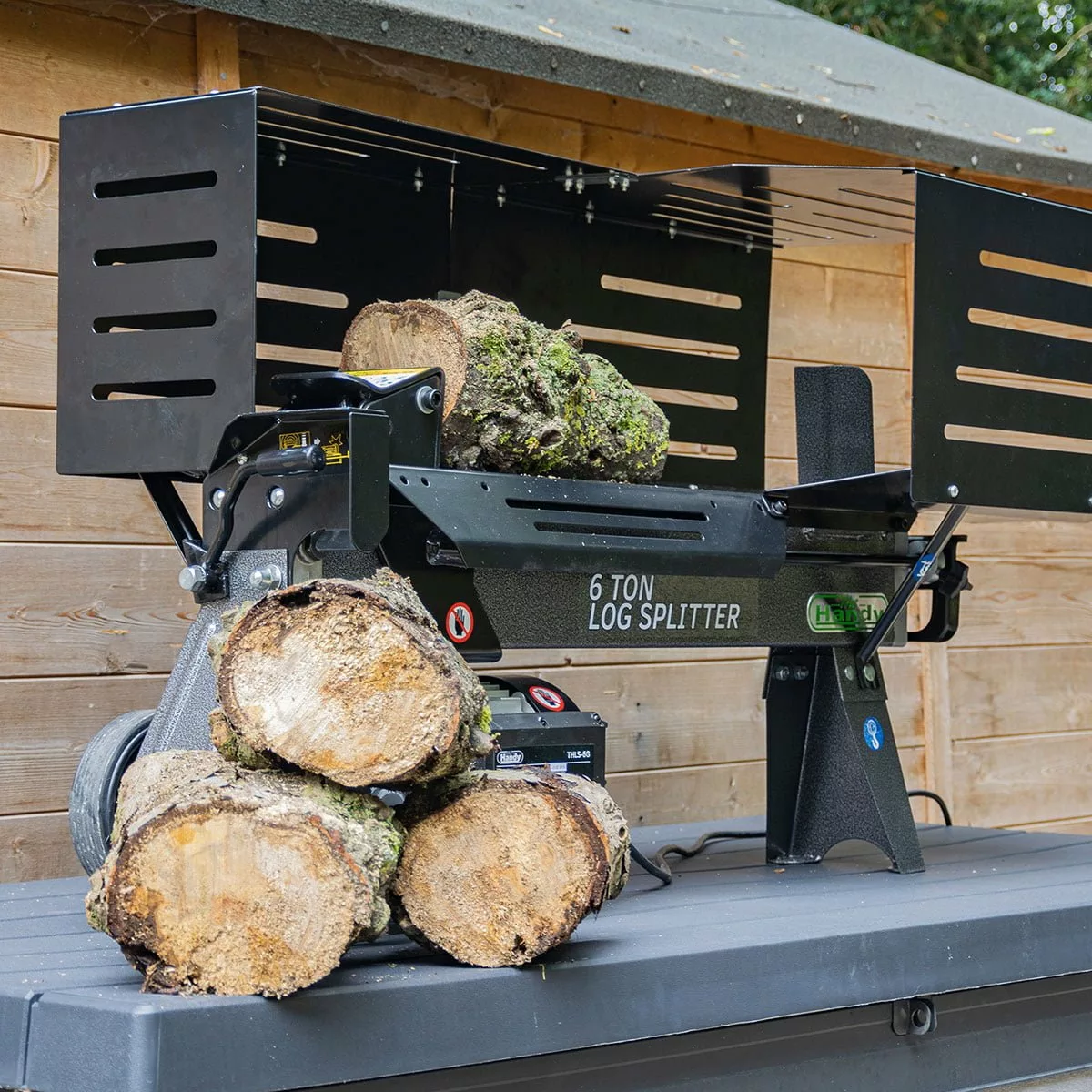 The Handy 6-Ton Electric Log Splitter - Richard Jackson Garden