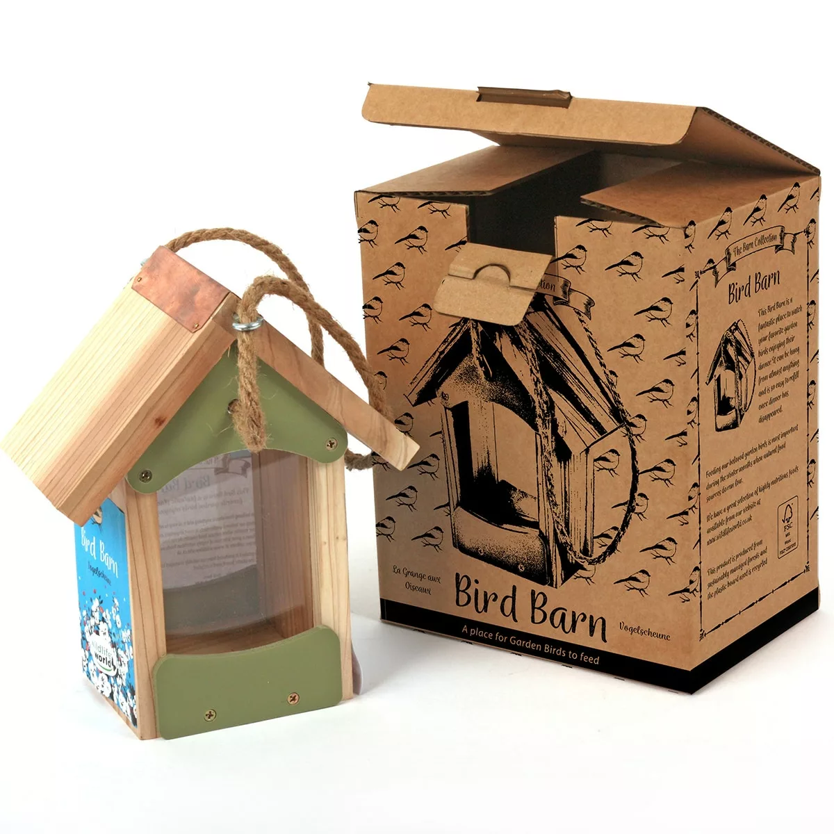 Bird Barn Feeder - Richard Jackson Garden